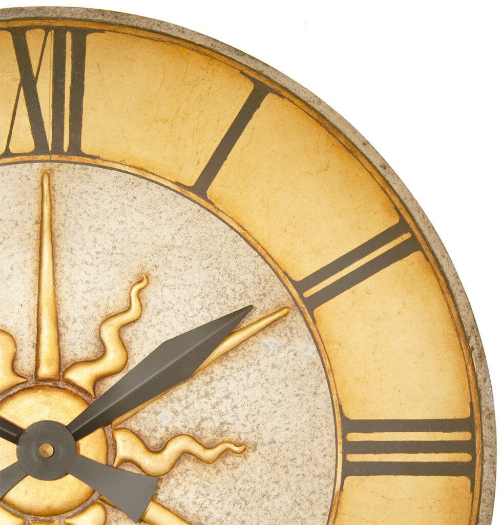 Large Round Wall Clock – Decorative Artefacts