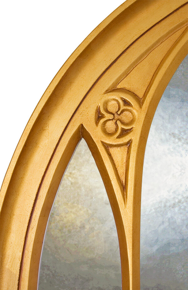 Large Gothic Overmantle Mirror – Decorative Artefacts