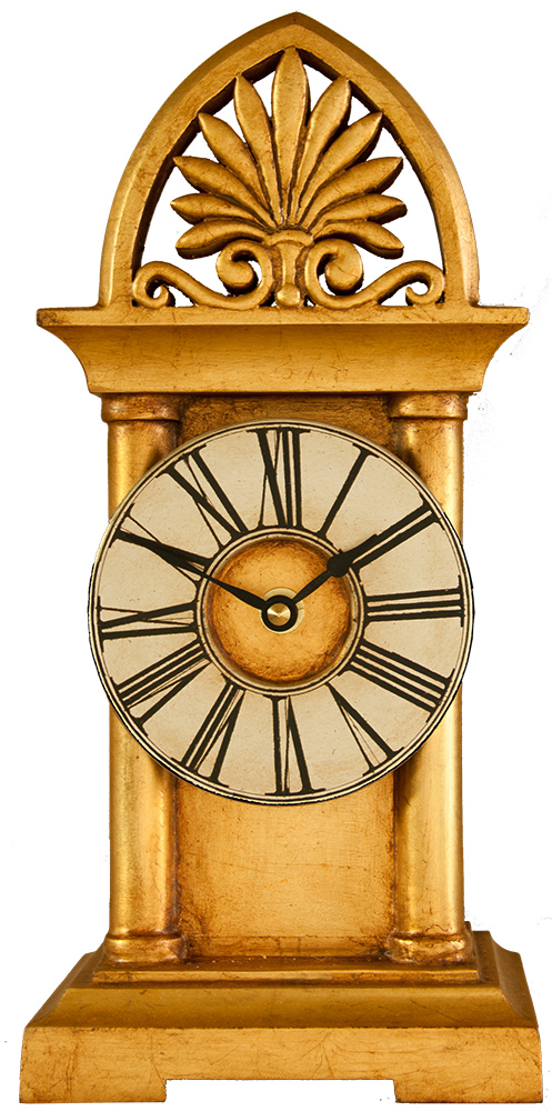 Small Column Carriage Clock - Decorative Clocks